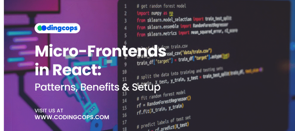 Micro-Frontends with React: Architecture & Best Practices